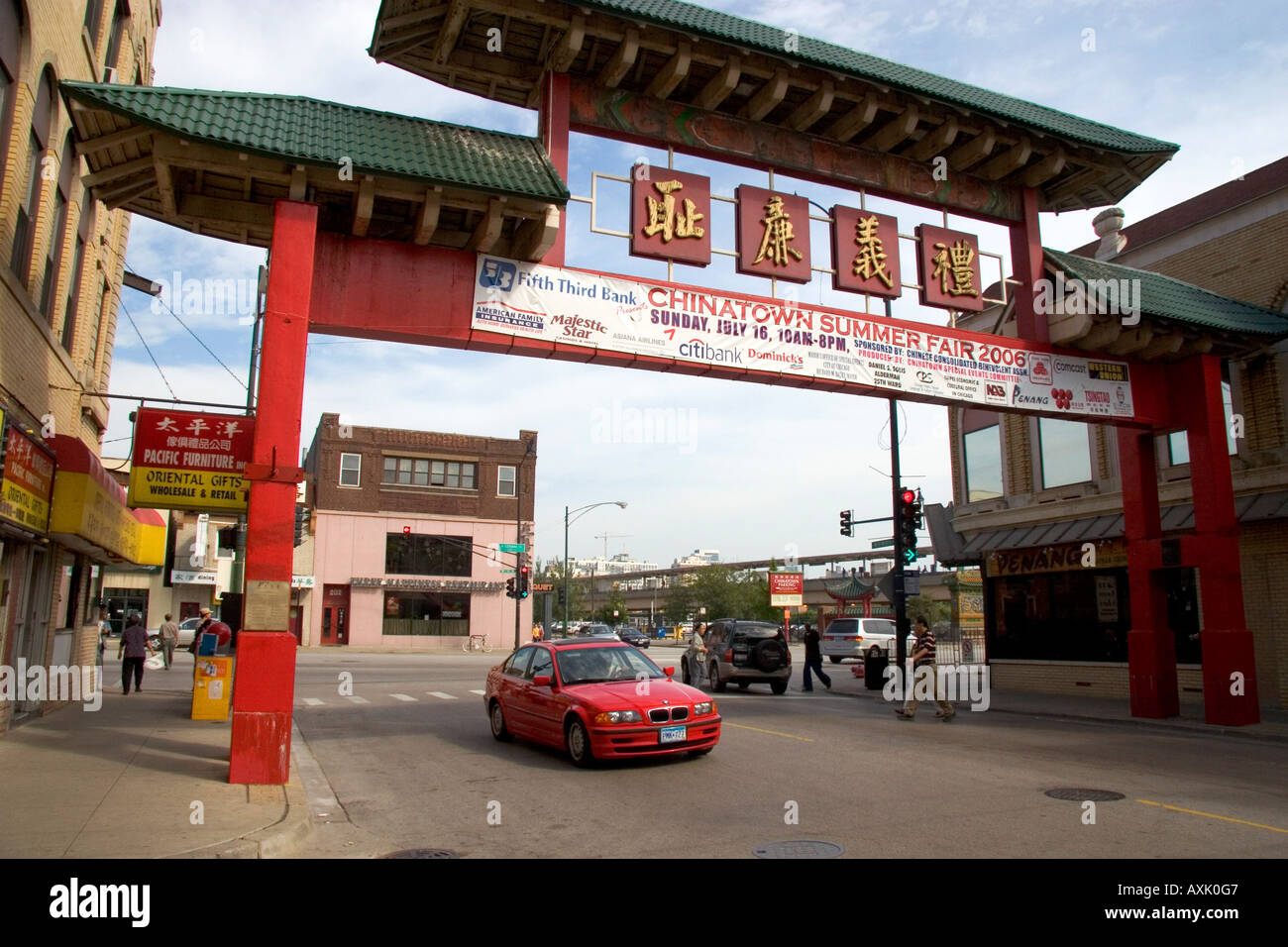 Chinatown in Chicago Illinois Stock Photo - Alamy