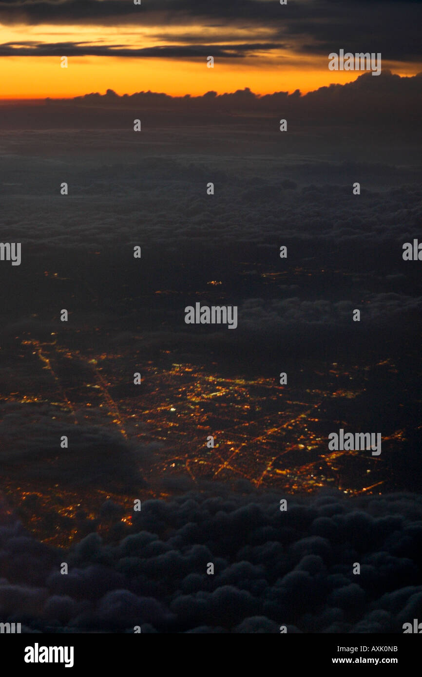 high up in sky above clouds heaven evening morning sunset sunrise down ...