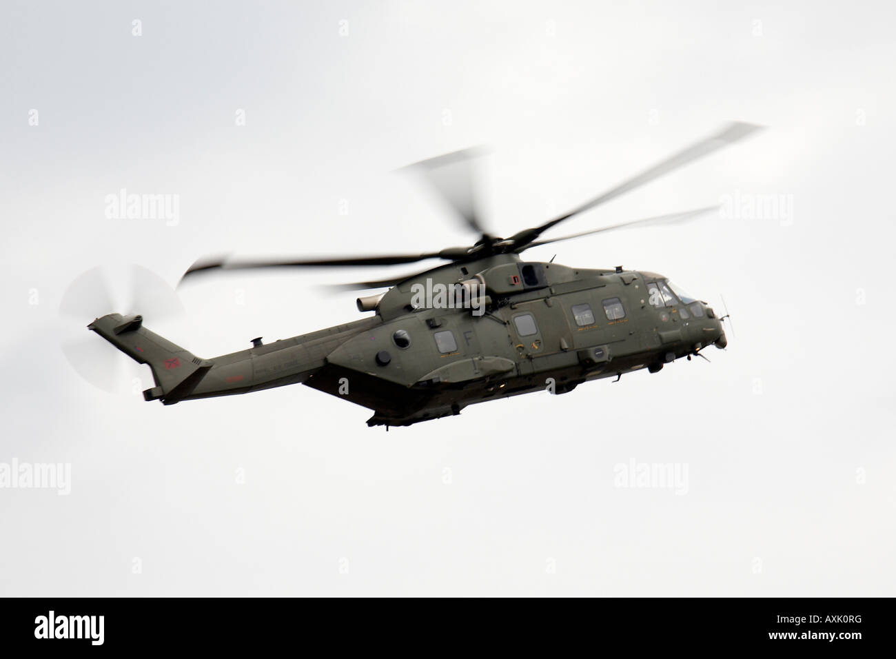 RAF Merlin aircraft on flying display at Farnborough International ...