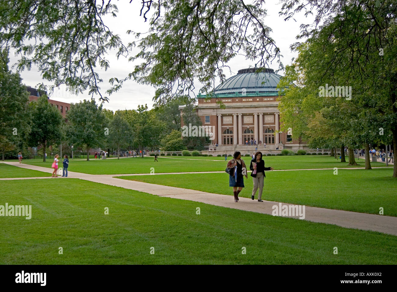 The campus of the University of Illinois at Champaign Stock Photo - Alamy