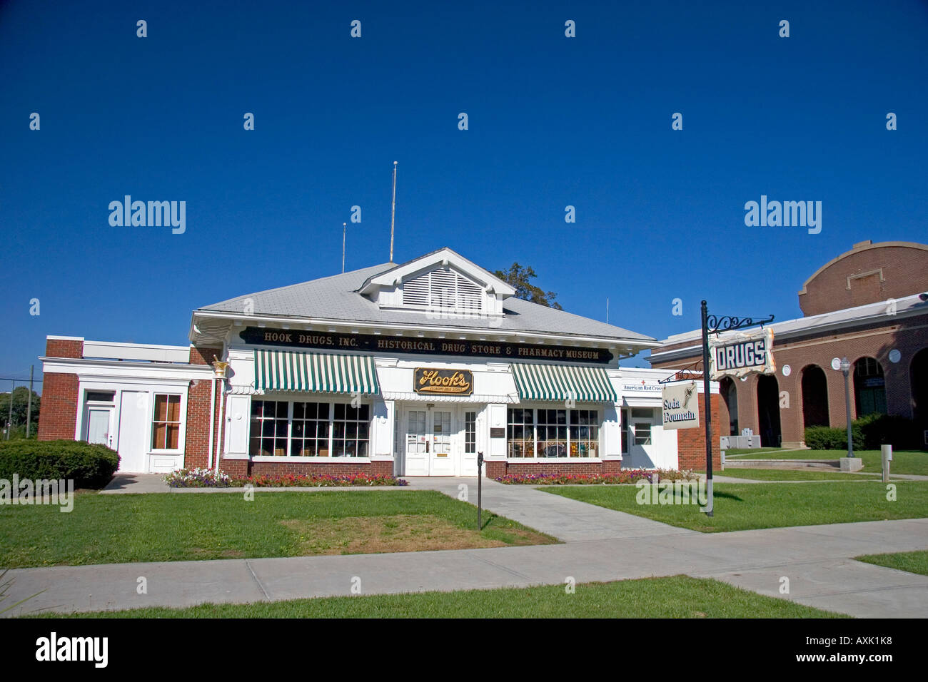 Hook s American Drugstore Museum at Indianapolis Indiana Stock Photo ...