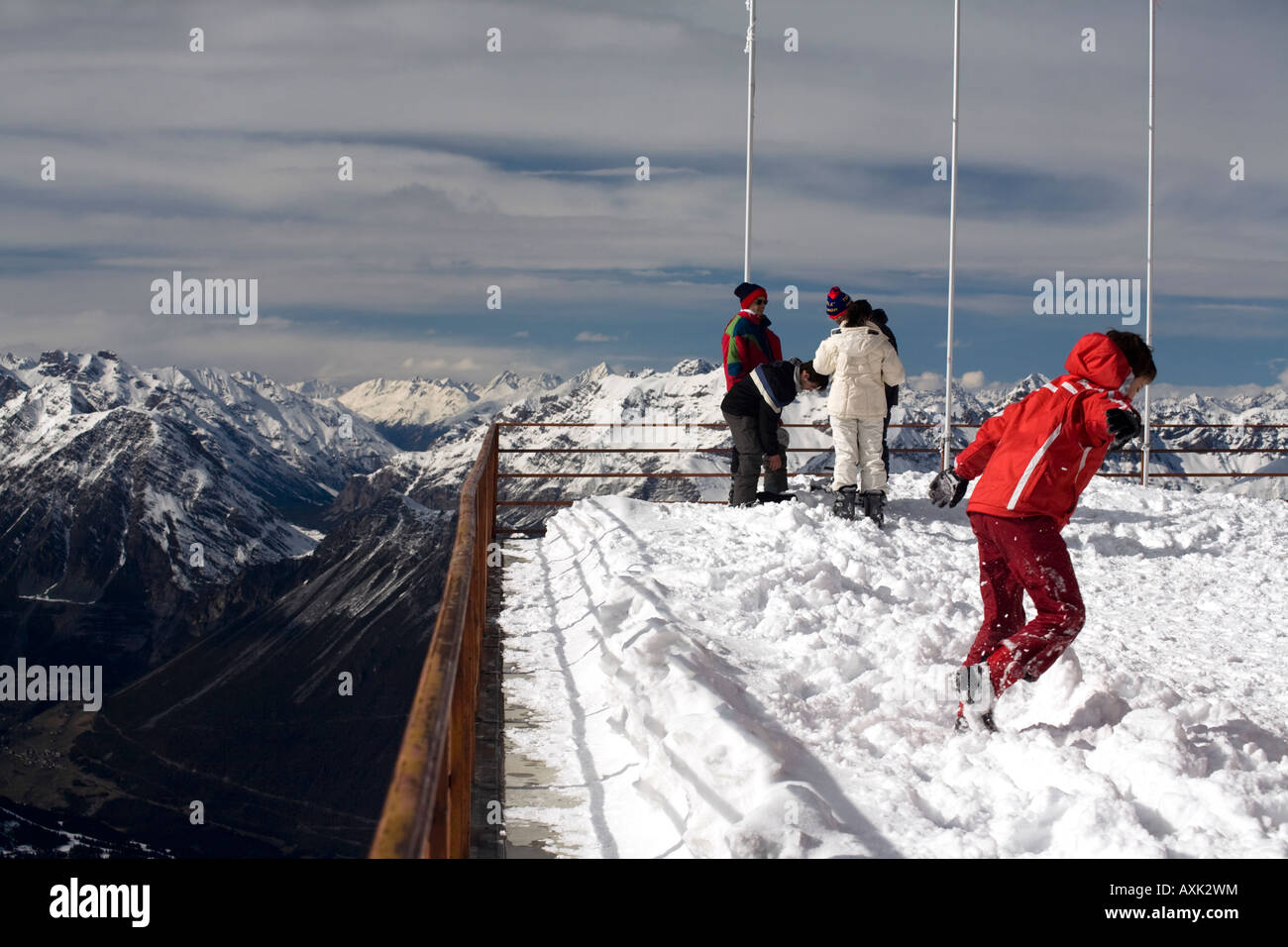 Terrace at Bormio 3000 meters top Cimino mountain, Bormio, Valtellina ...