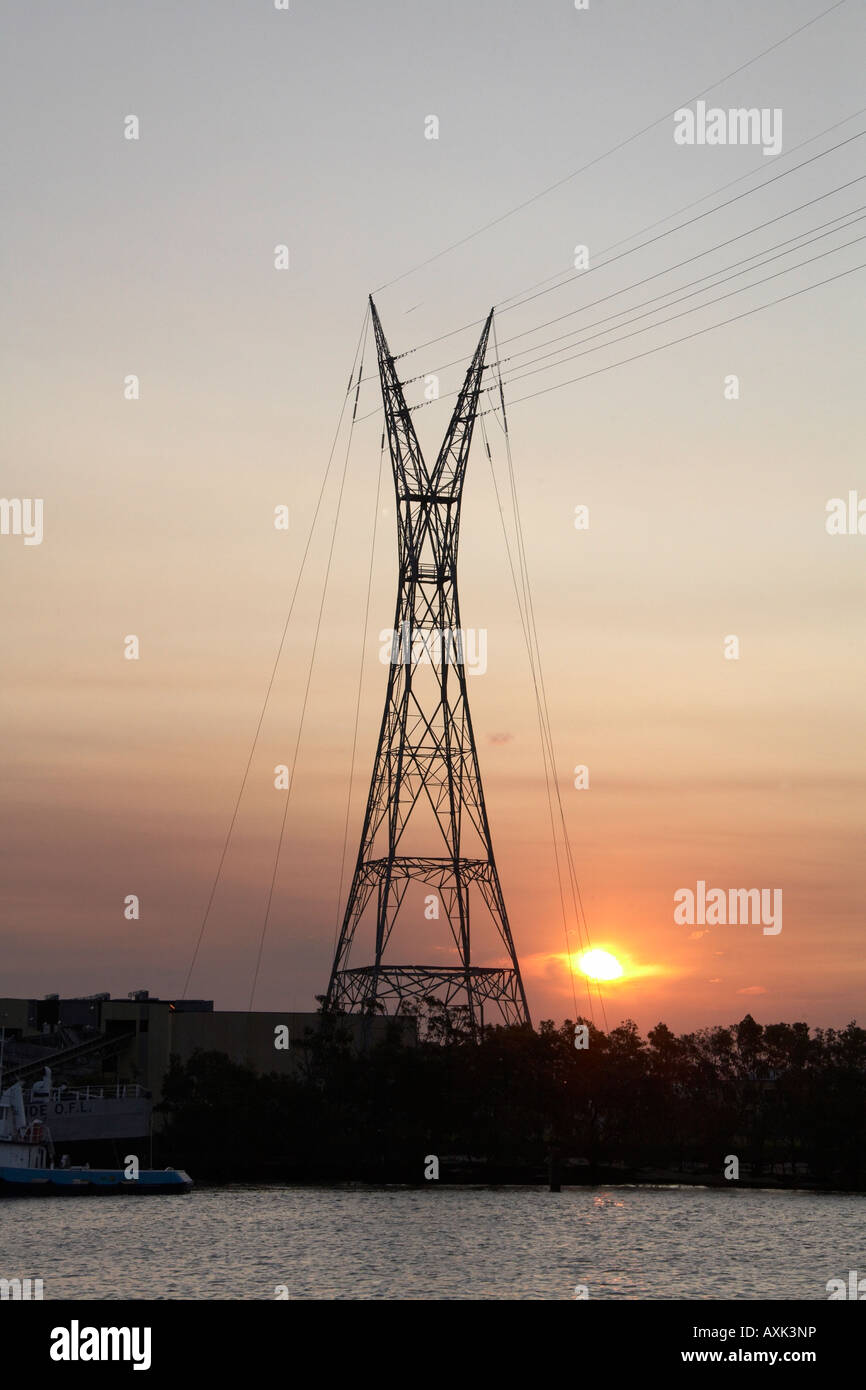 Electricity pylon queensland australia hi-res stock photography and ...