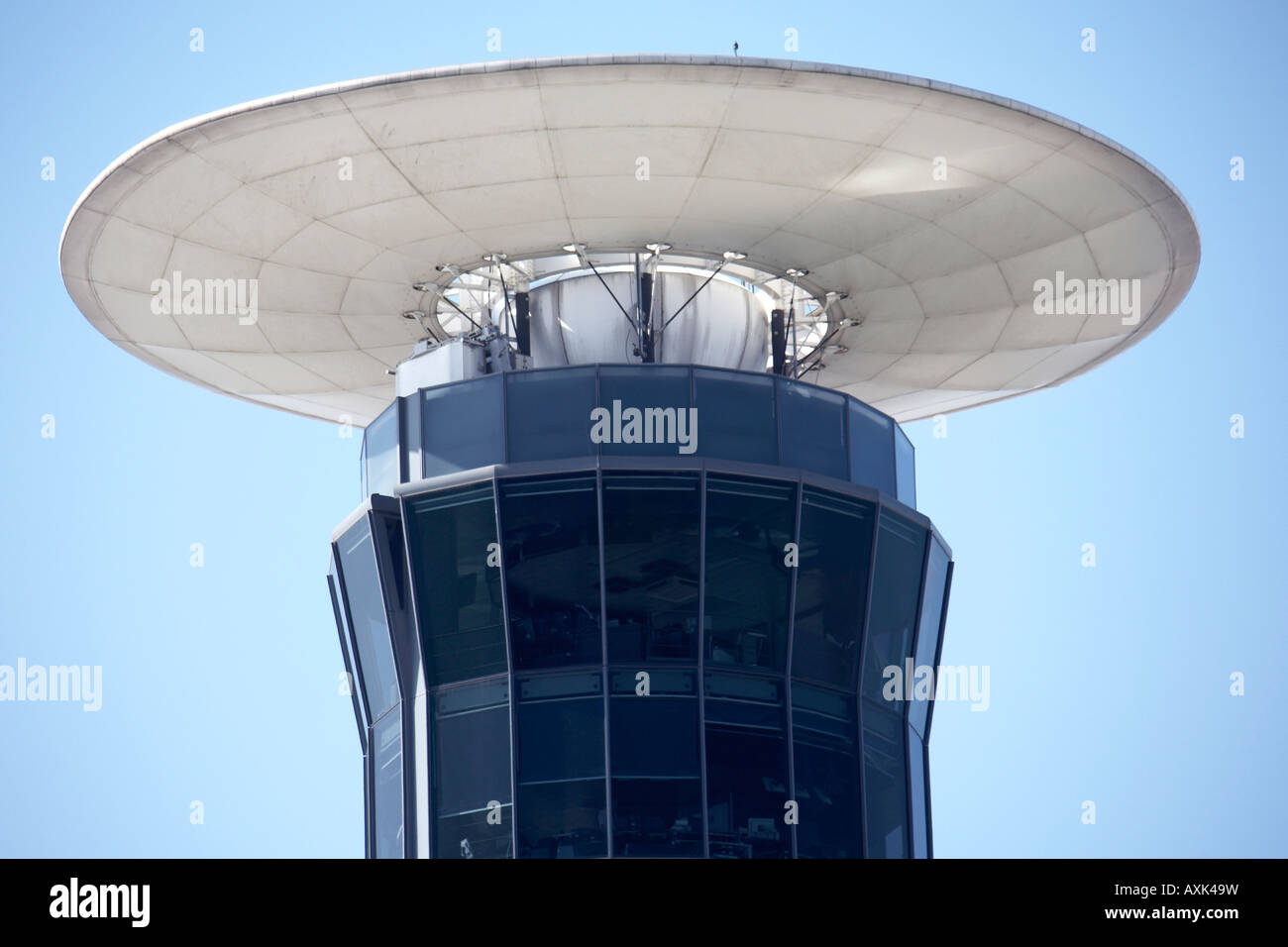 Air Traffic Control tower top at Charles de Gaulle airport France ...