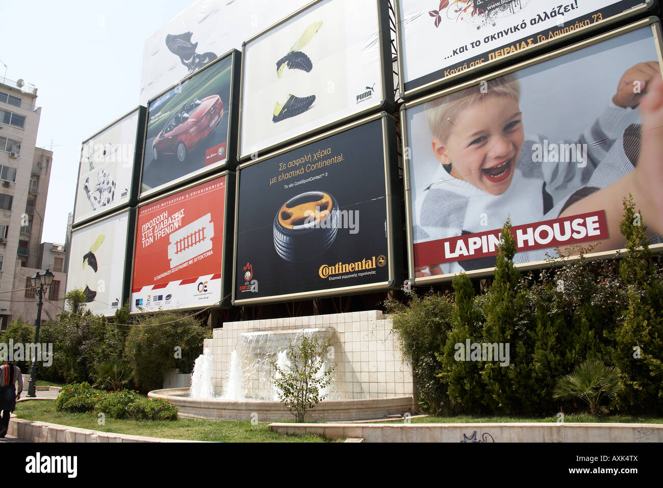 Posters in athens hi-res stock photography and images - Alamy