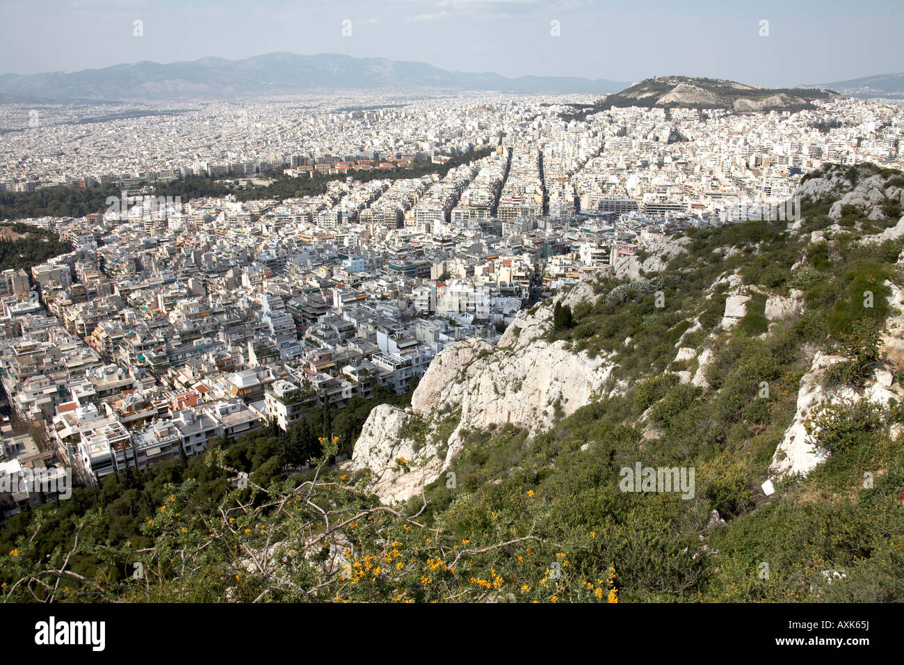 Athens roofs colour hi-res stock photography and images - Alamy