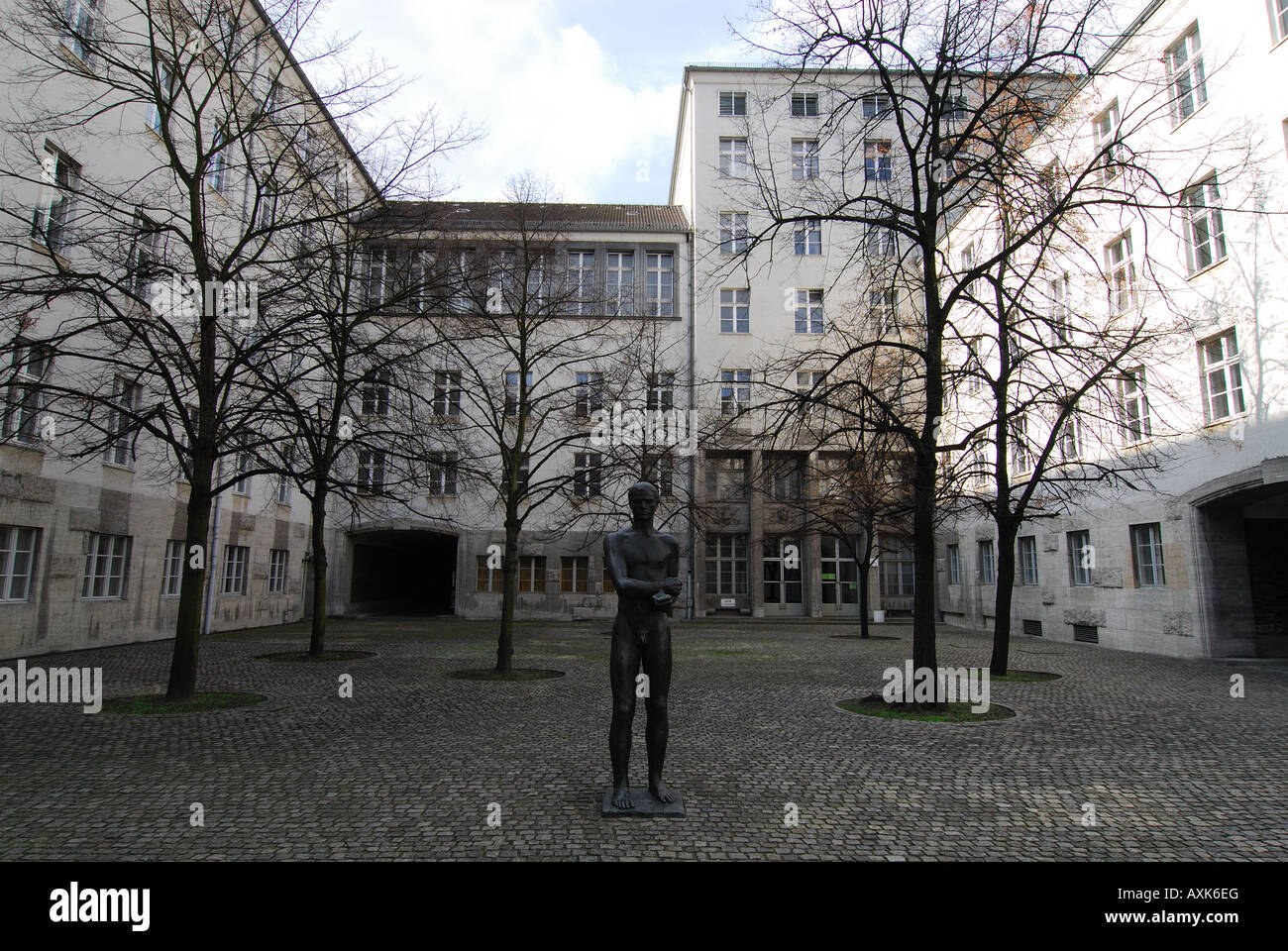 Memorial to German Colonel von Stauffenberg and the other participants ...