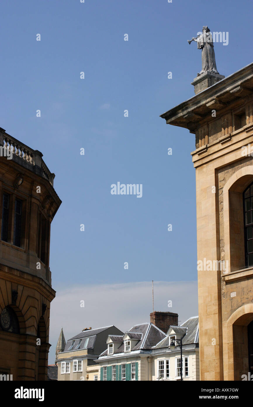 Clarendon Building and Bodleian library, Oxford, England, UK, Great ...