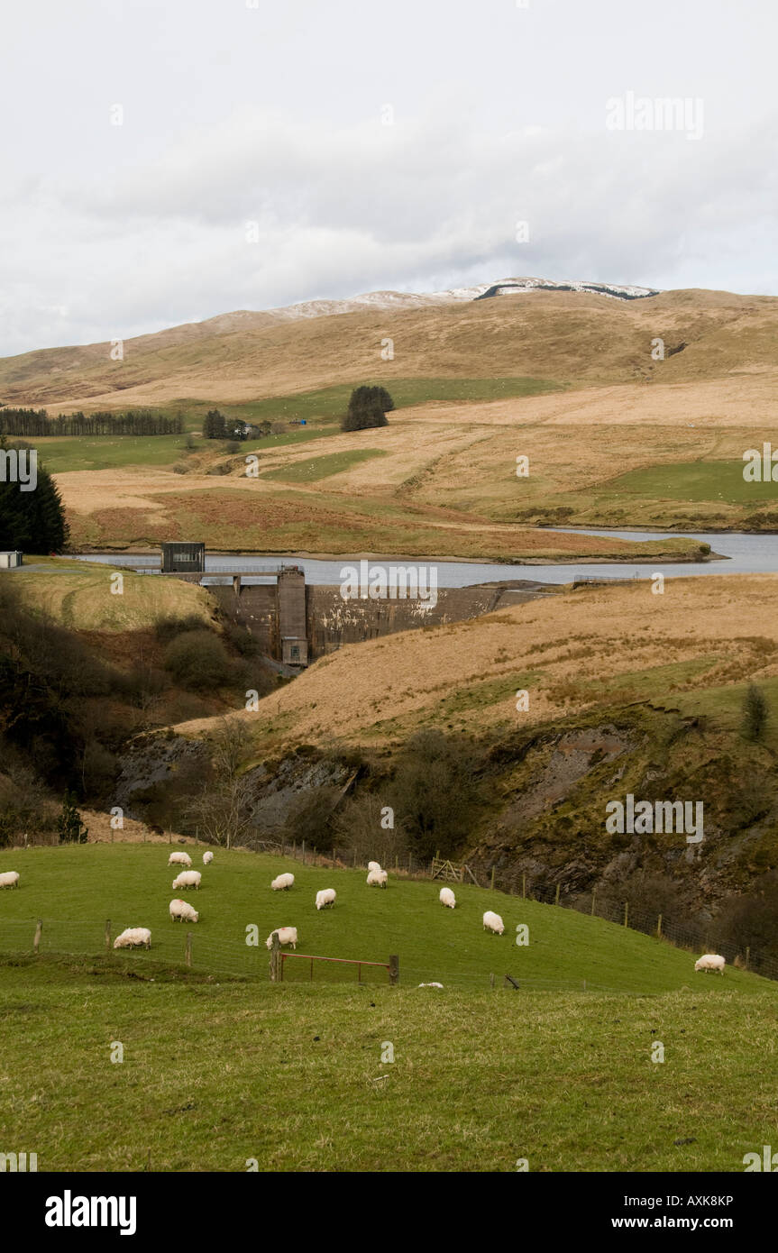 Dinas Reservoir part of EOn Rheidol hydro electric scheme Ponterwyd ...
