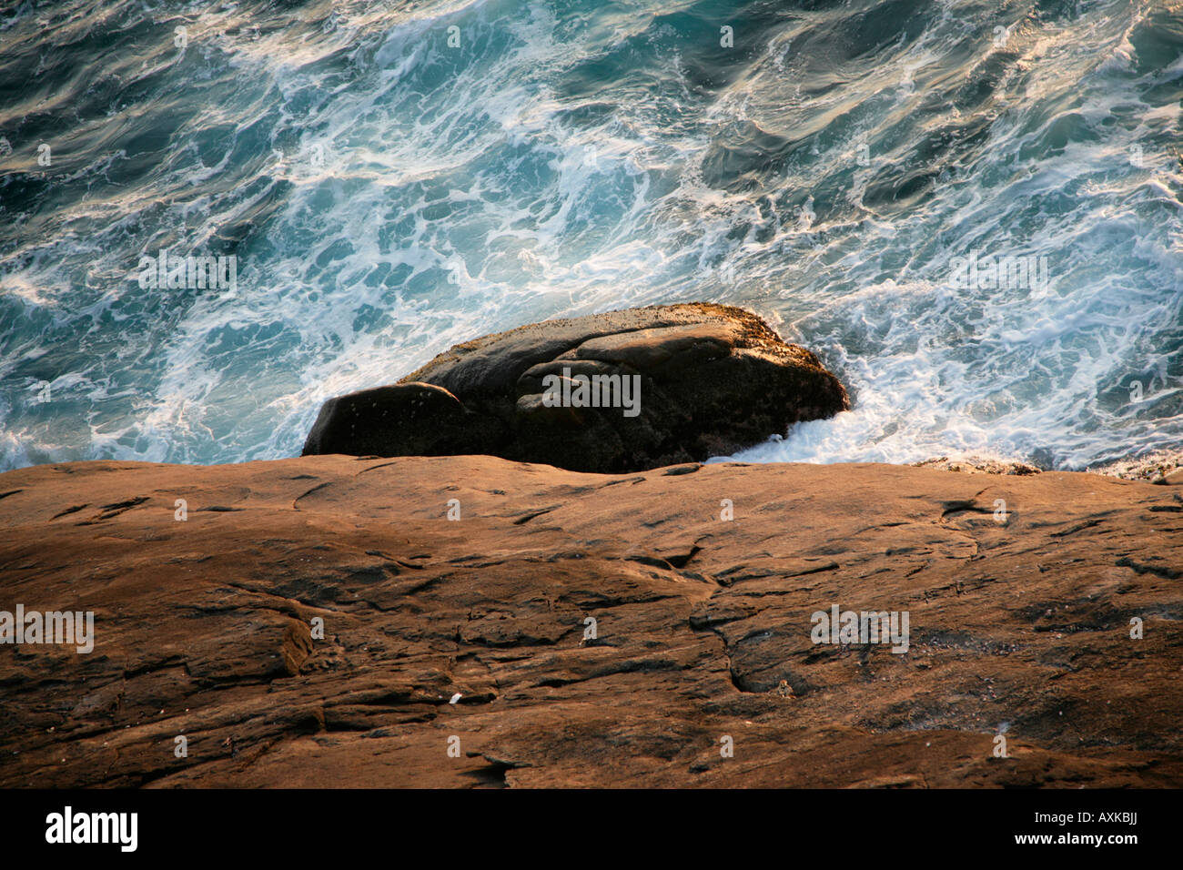 waves touching the rocks-kovalam beach,kerala,india Stock Photo - Alamy