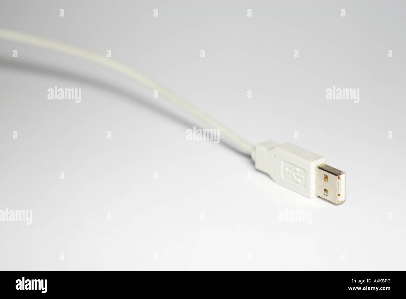 USB cable, close-up Stock Photo - Alamy