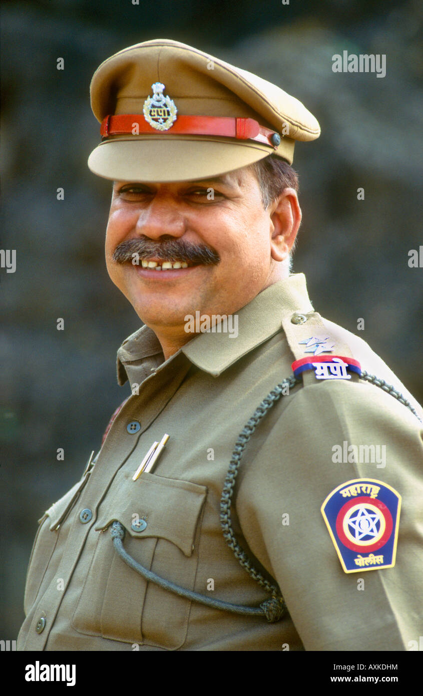 Portrait of Indian officer Aurangabad India Stock Photo - Alamy