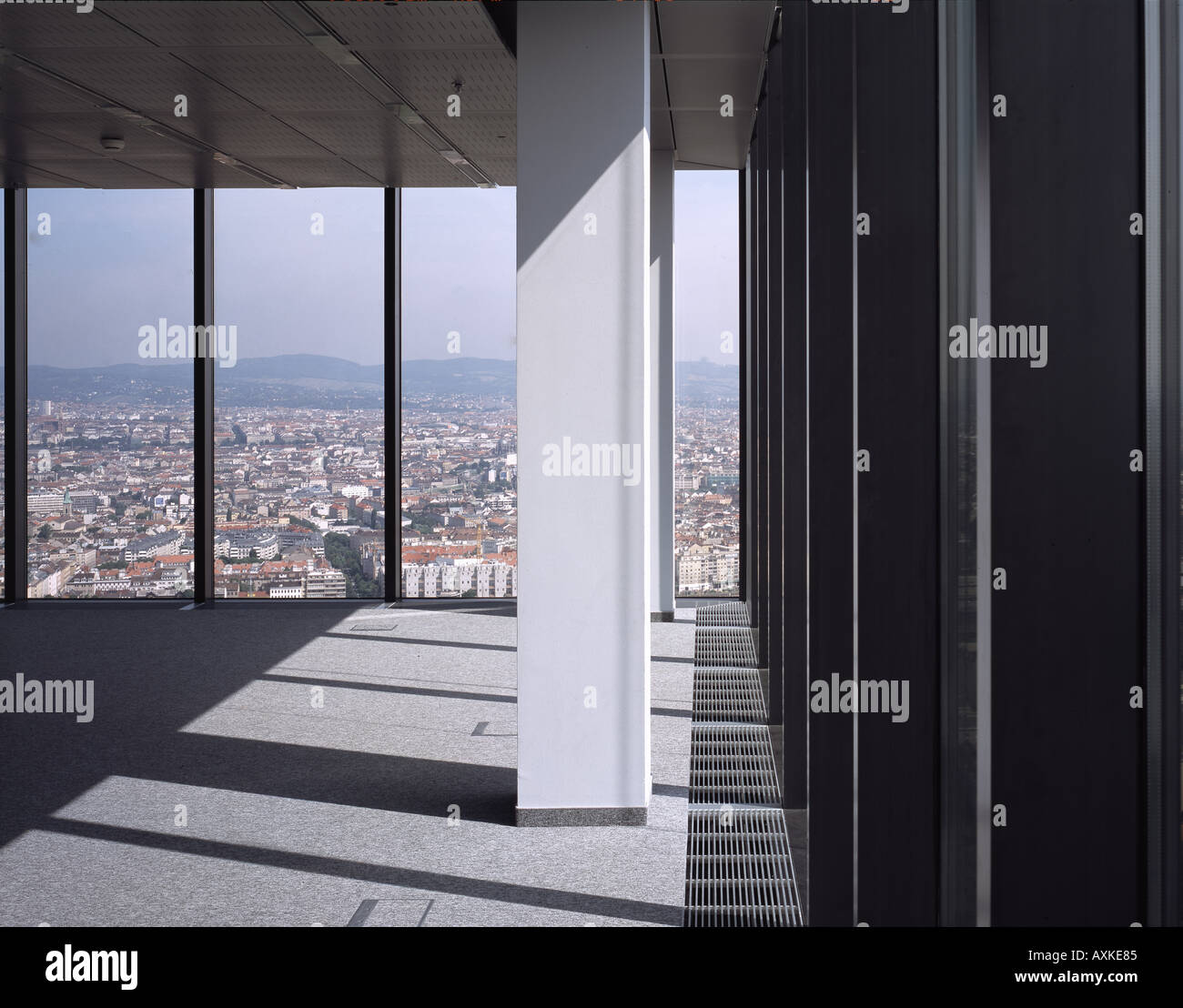 TWIN TOWER, MASSIMILIANO FUKSAS, VIENNA, AUSTRIA Stock Photo - Alamy