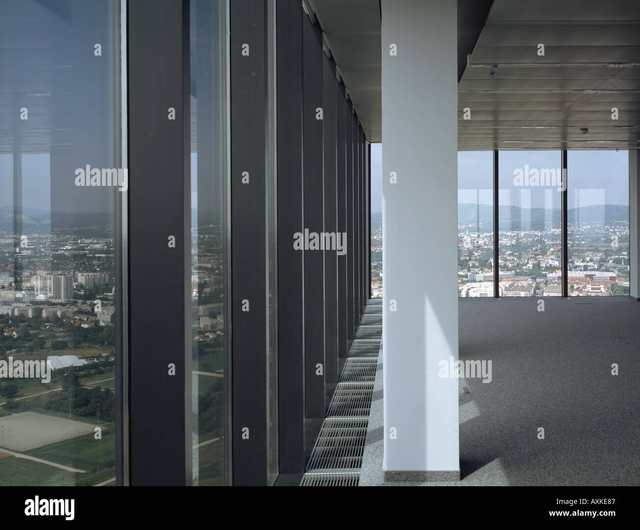 TWIN TOWER, MASSIMILIANO FUKSAS, VIENNA, AUSTRIA Stock Photo - Alamy