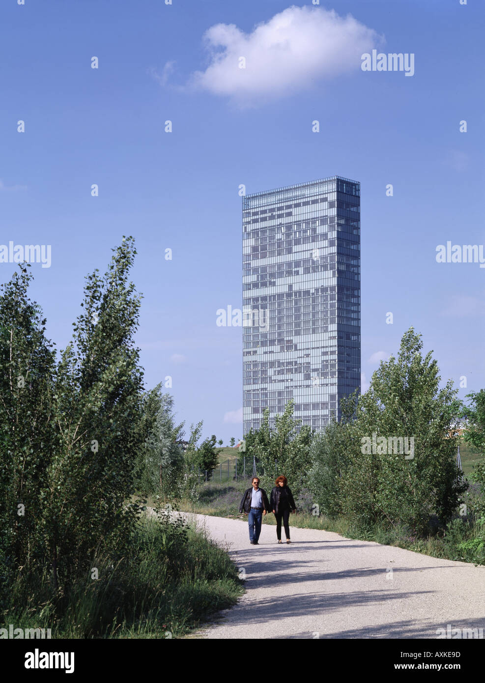 TWIN TOWER, MASSIMILIANO FUKSAS, VIENNA, AUSTRIA Stock Photo - Alamy