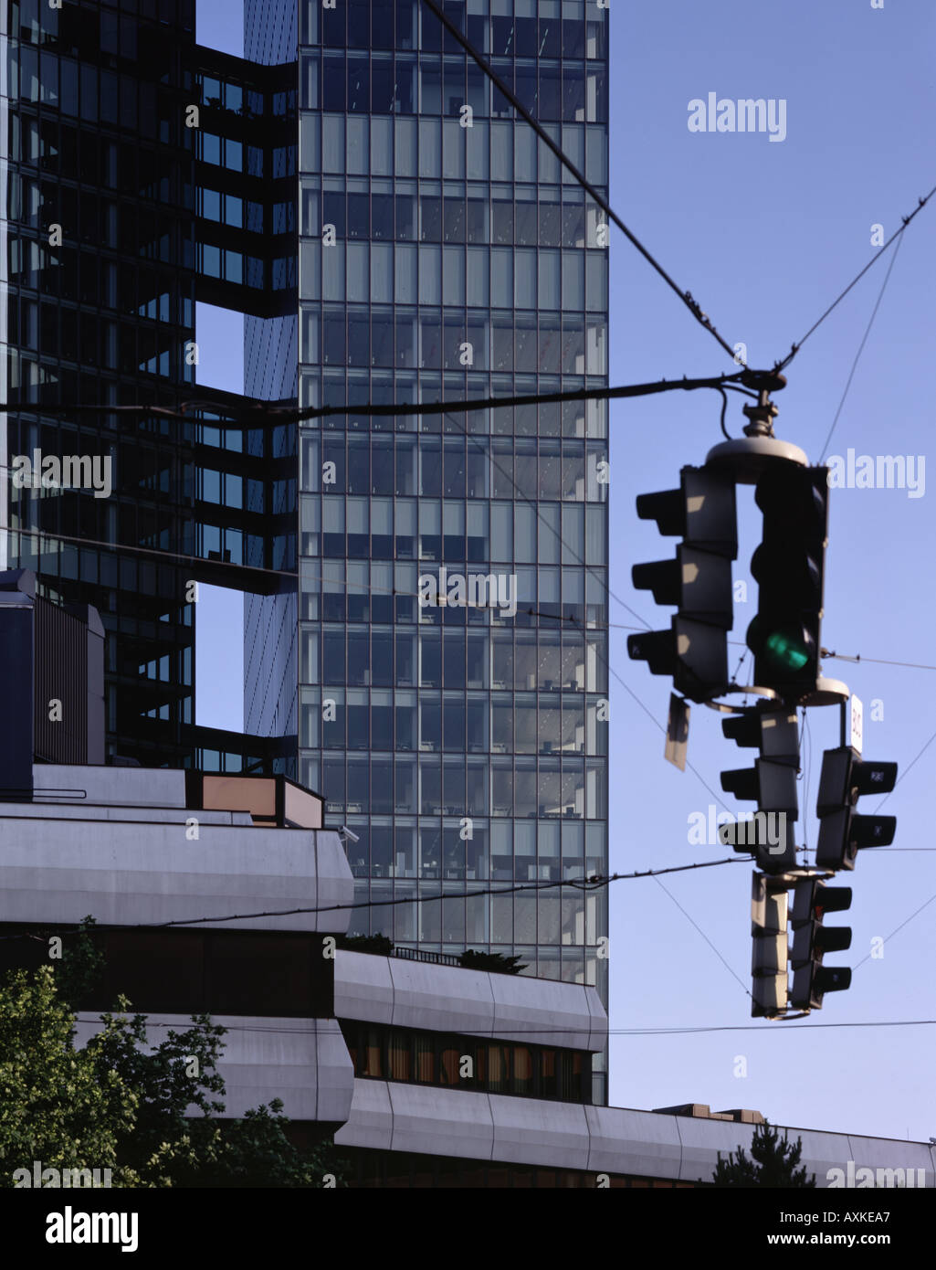 TWIN TOWER, MASSIMILIANO FUKSAS, VIENNA, AUSTRIA Stock Photo - Alamy