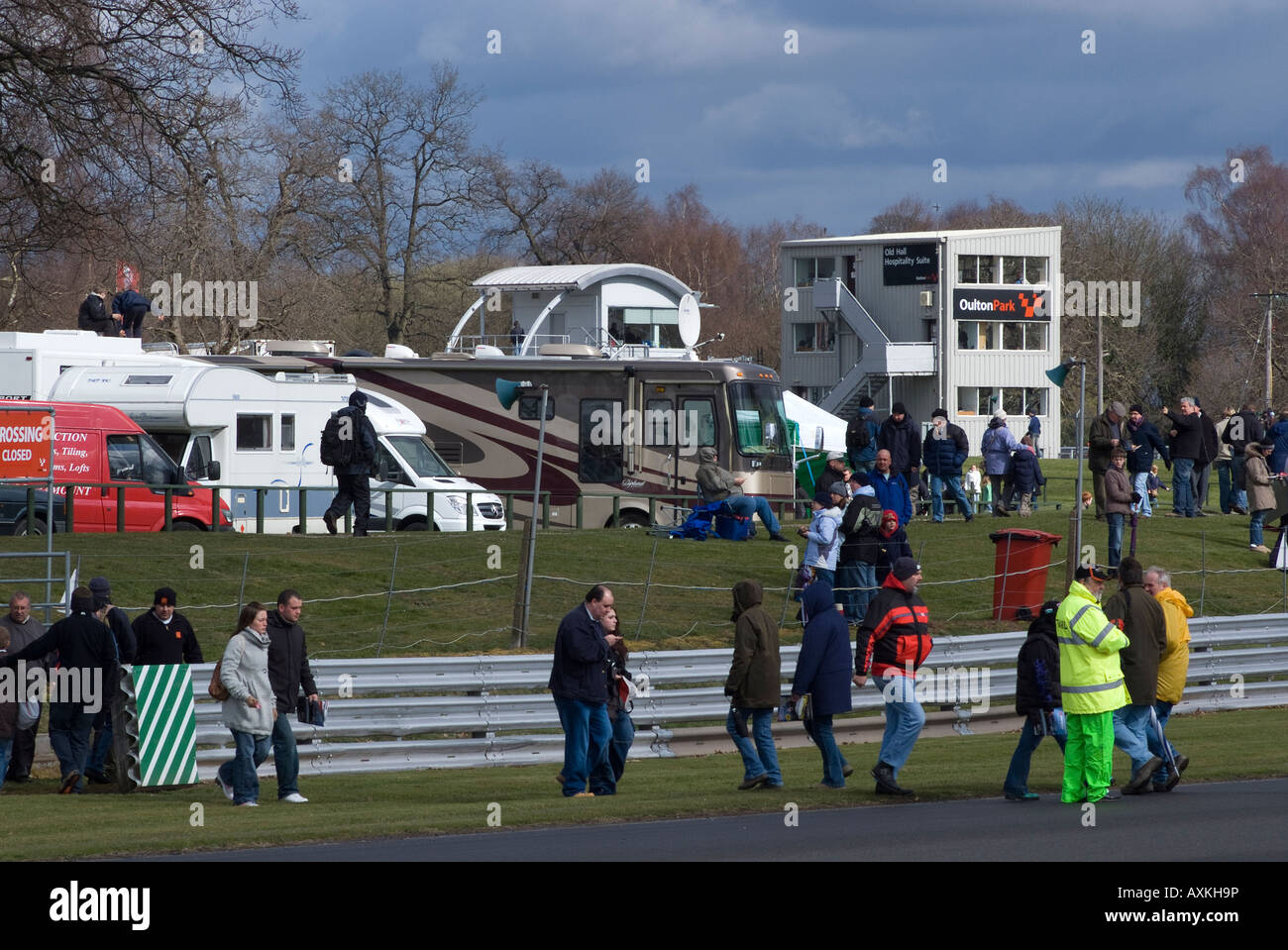 Old Hall Hospitality Suite and Race Control Tower at Oulton Park Race ...