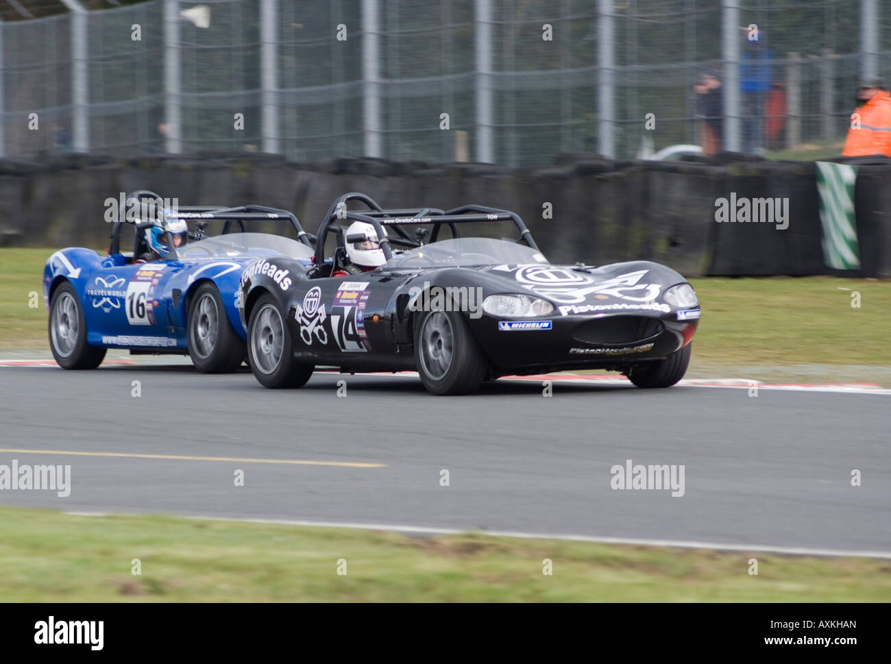 Two Ginetta G20 Open Cockpit Sports Racing Cars at Oulton Park Motor ...