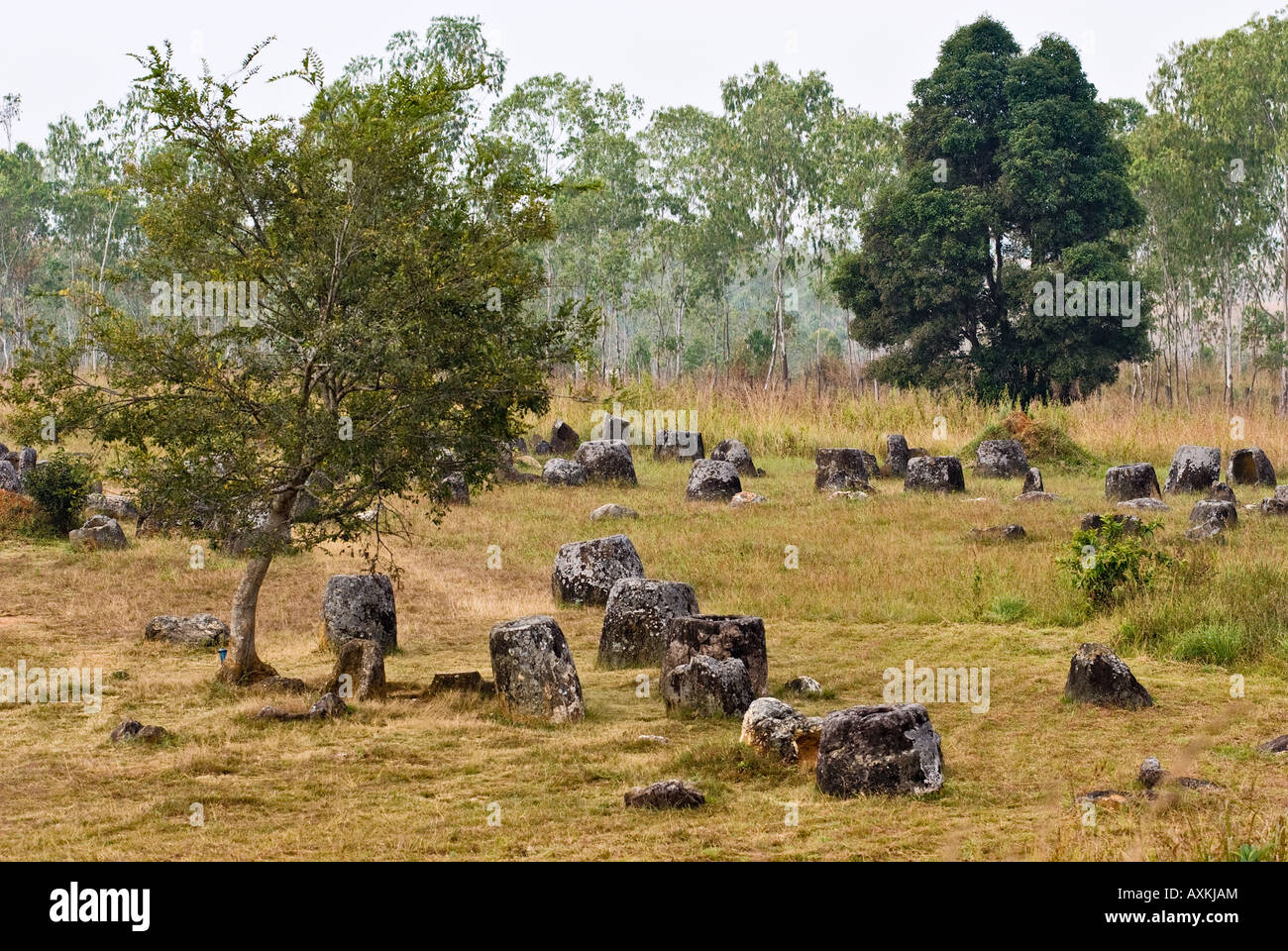 Plain of Jars Phonsavan Laos A Unesco World Heritage Site Stock Photo ...