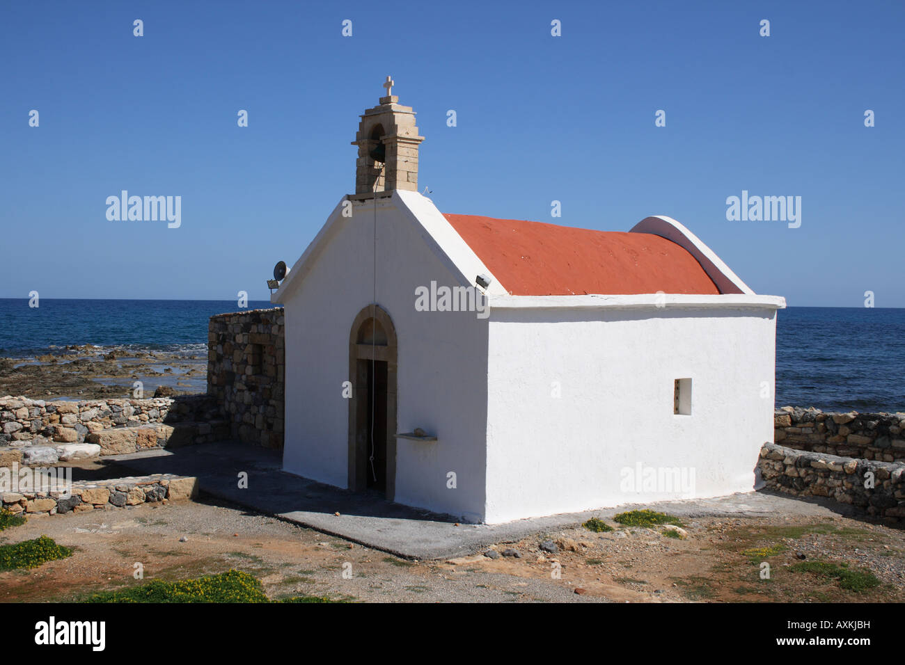 chapel at the beach of Chersonissos, Crete, Greece. Photo by Willy ...