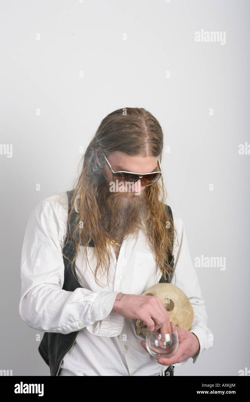 New York artist Dash Snow in the Berlin Gallery Contemporary Fine Arts ...