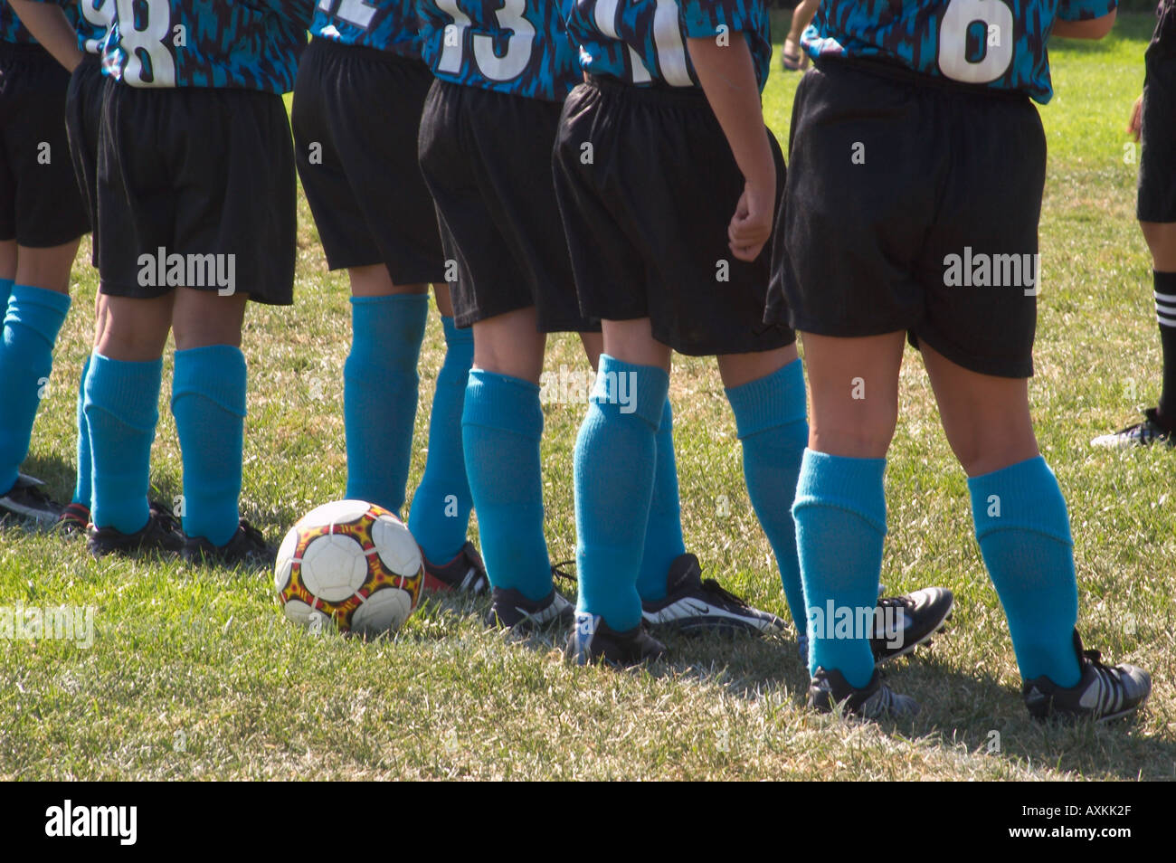 soccer team legs Stock Photo - Alamy
