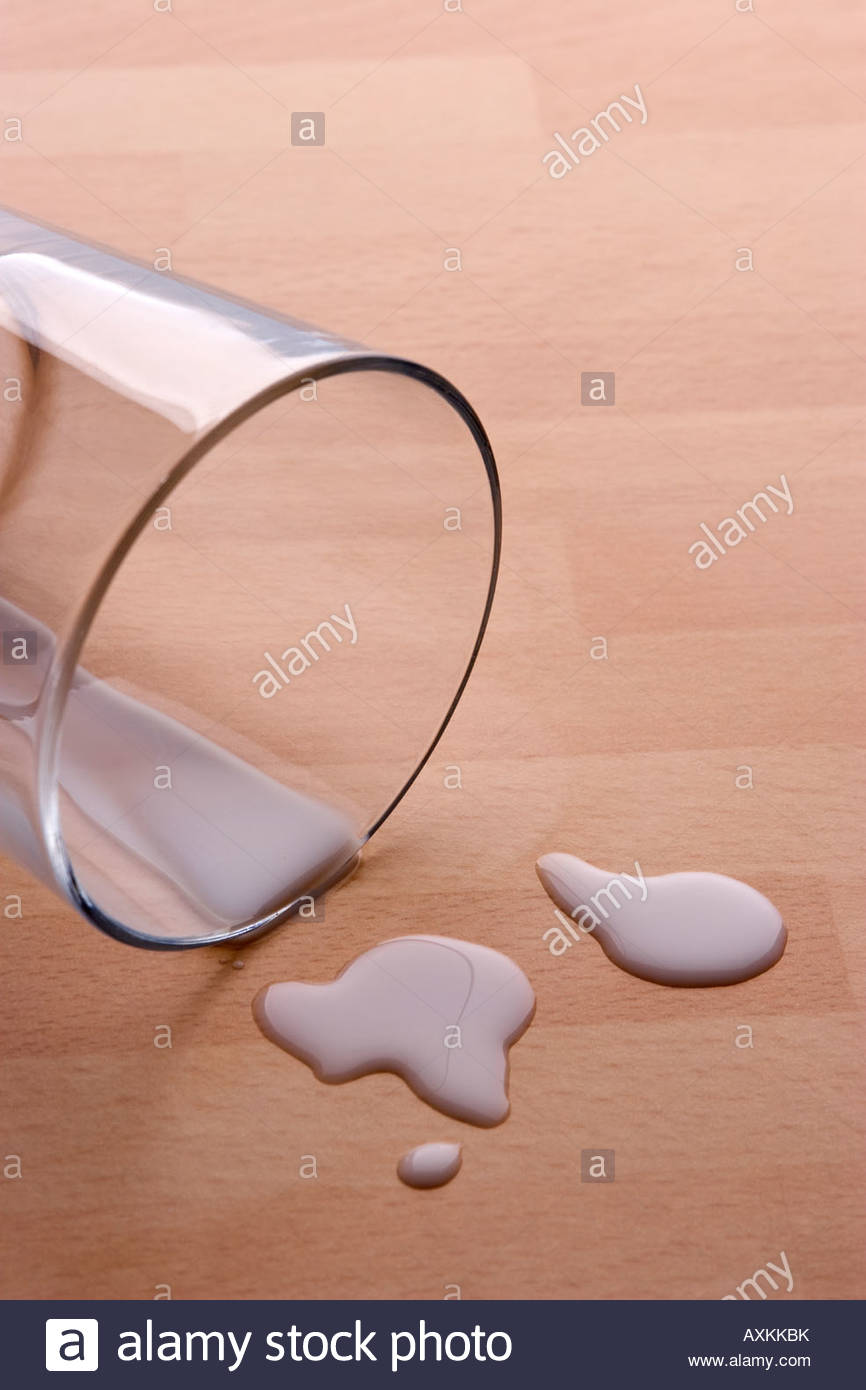 Knocked Over Glass High Resolution Stock Photography and Images - Alamy