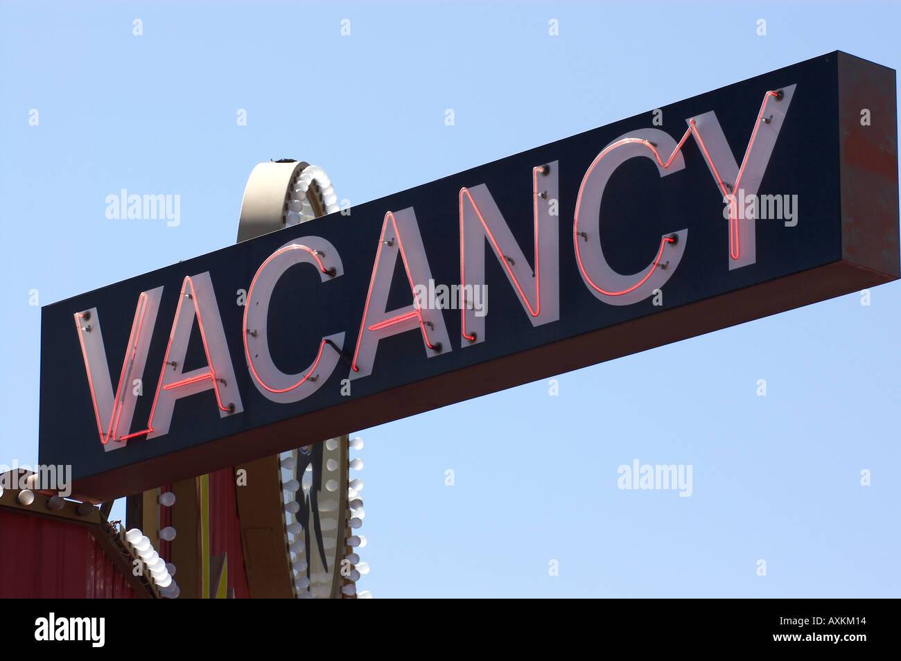Vacancy sign hotel hi-res stock photography and images - Alamy