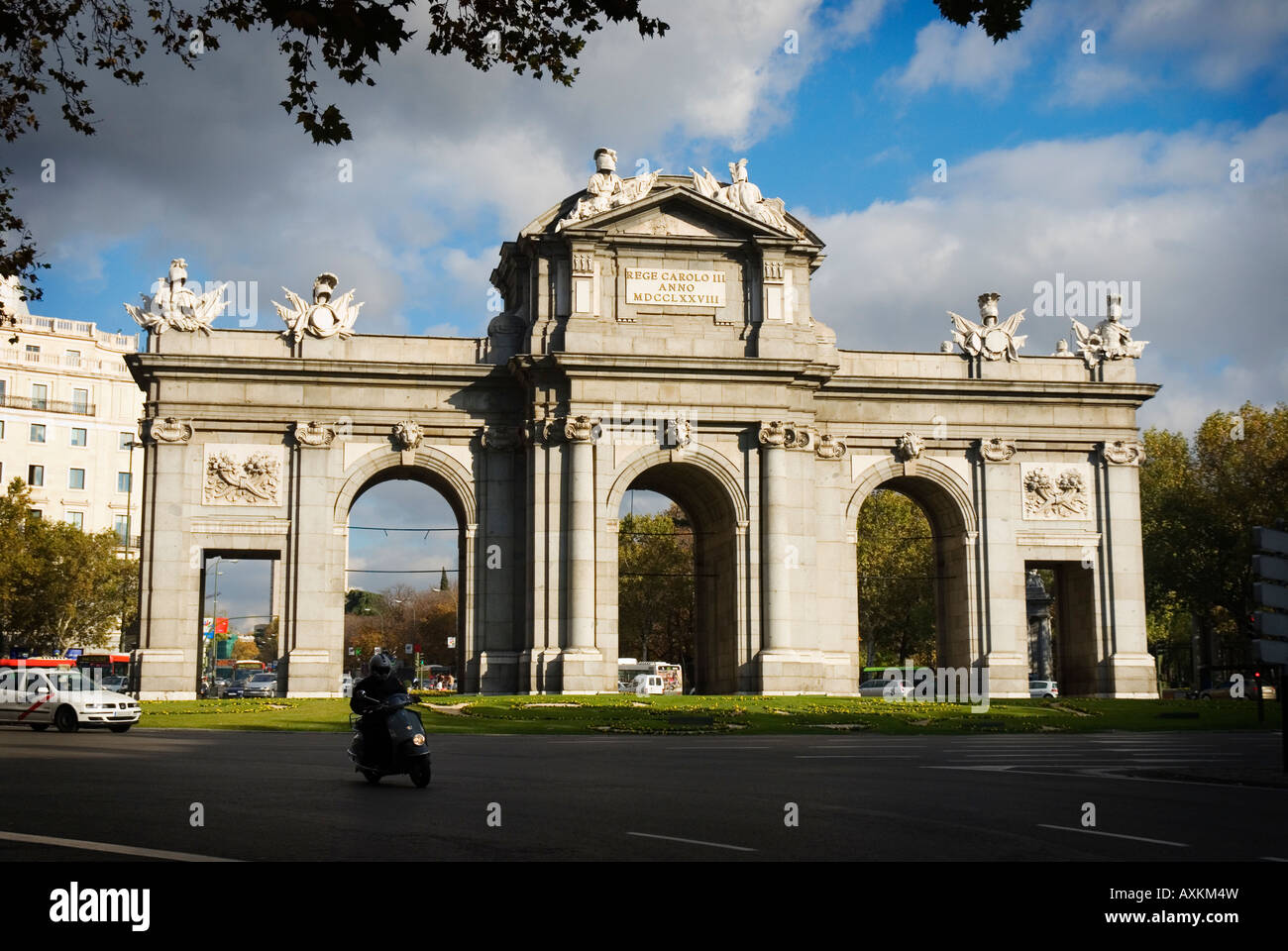 Puerta de Alcalá Alcala Arch Madrid Spain Stock Photo - Alamy