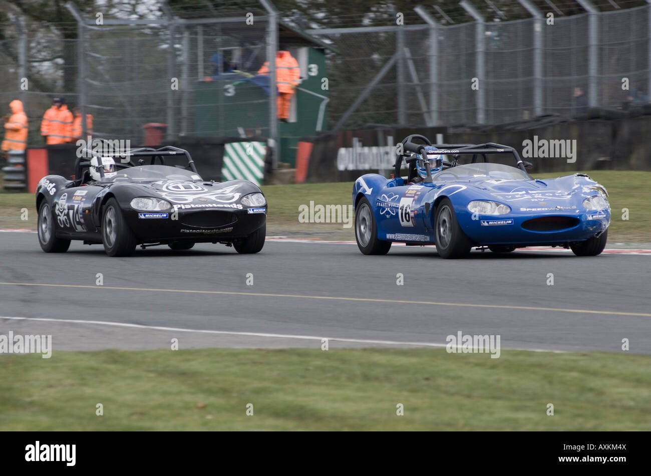 Two Ginetta G20 Open Cockpit Sports Racing Cars at Oulton Park Motor ...