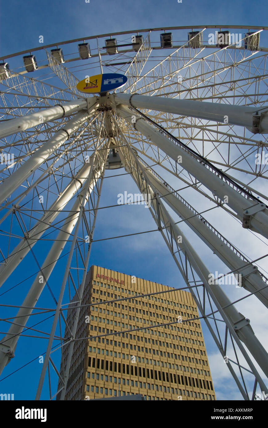 Manchester Wheel and Arndale Centre Stock Photo - Alamy