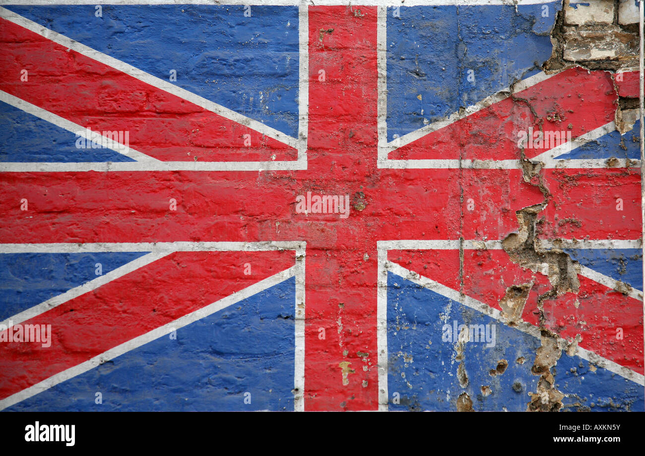 Union jack mural hi-res stock photography and images - Alamy