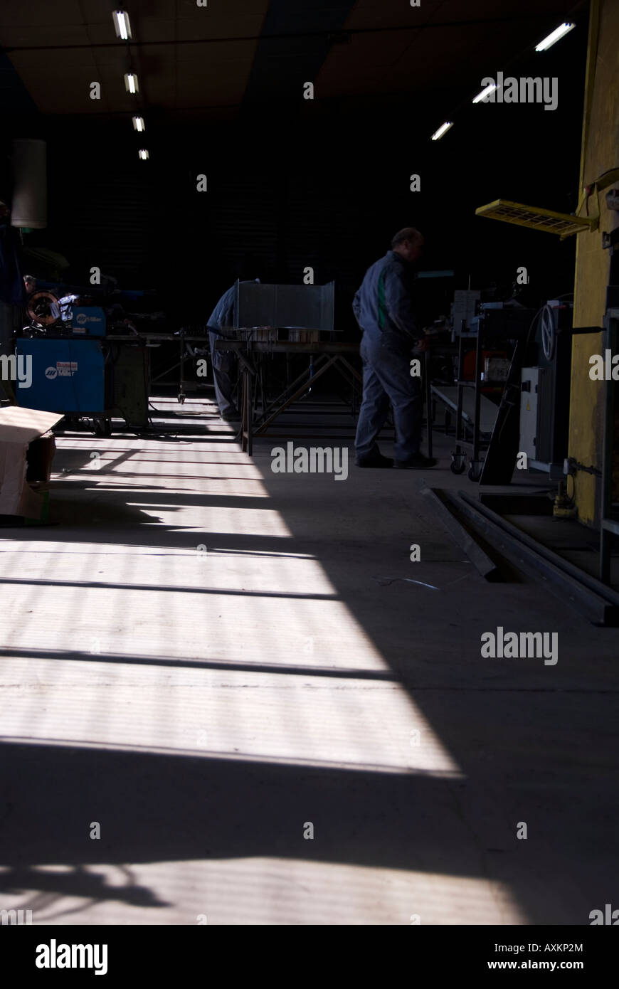Industrial shop floor inside a factory hi-res stock photography and ...
