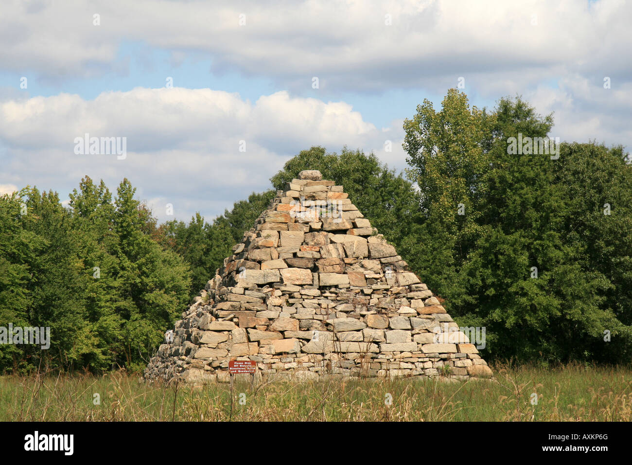The Meade Pyramid is a large Civil War memorial in Spotsylvania County ...