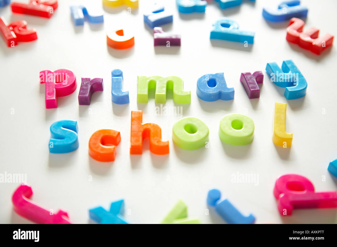 Alphabet magnetic childrens learning letters spelling out Primary ...