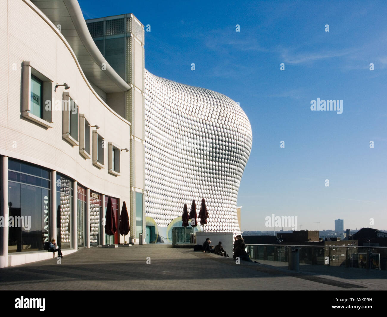 Selfridges building in the morning winter sunshine, Bullring ...
