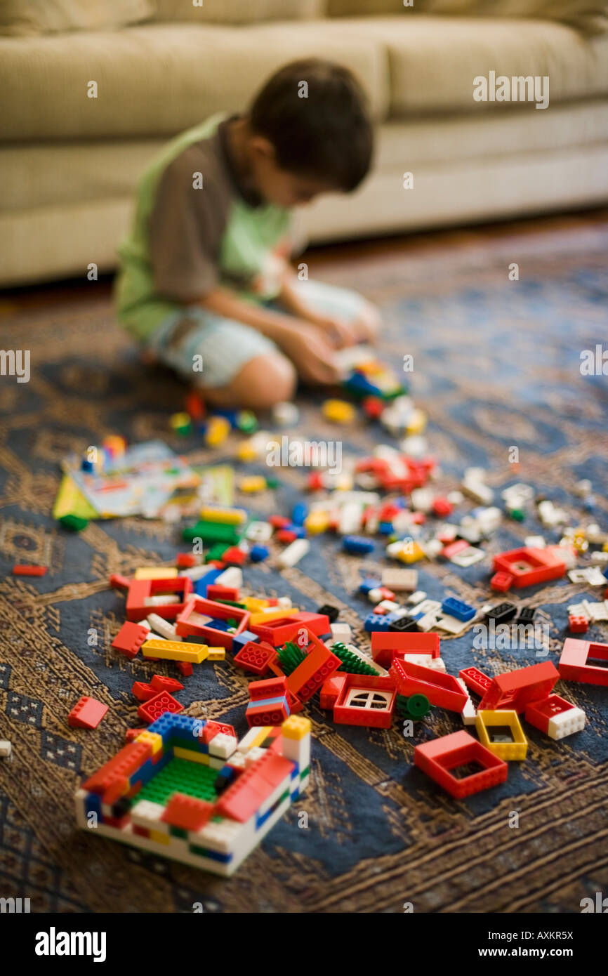 Boy Playing With Lego High Resolution Stock Photography and Images - Alamy