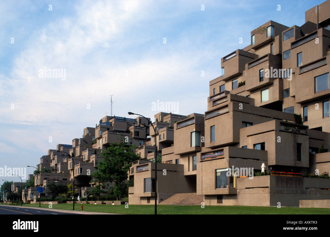 Canada Quebec Montreal Habitat 67 Stock Photo - Alamy