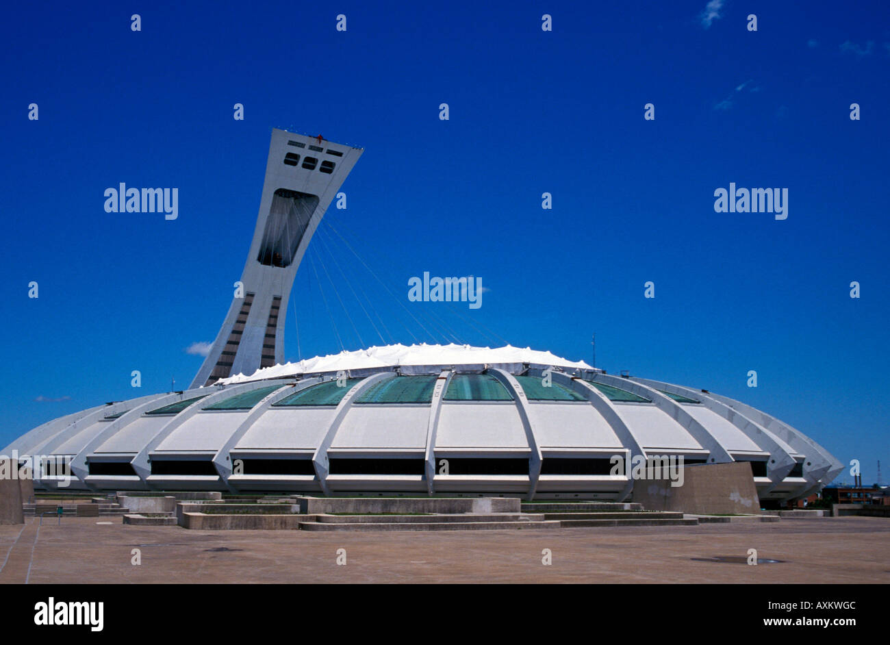 Canada Quebec Montreal the Olympic Stadium Stock Photo - Alamy