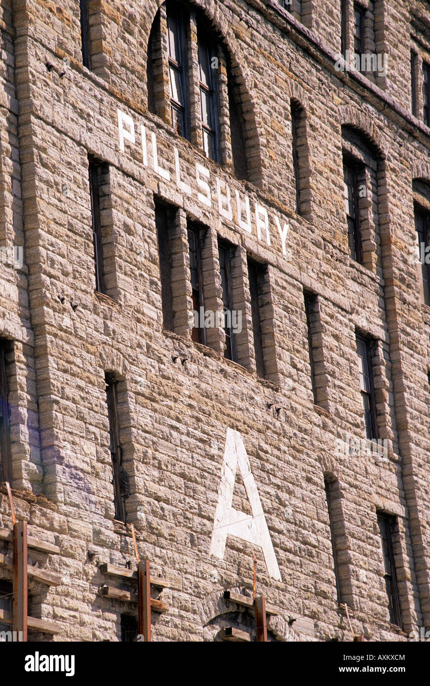 1880'S PILLSBURY FLOUR MILLING BUILDING "A" IN HISTORIC FLOUR MILLING ...
