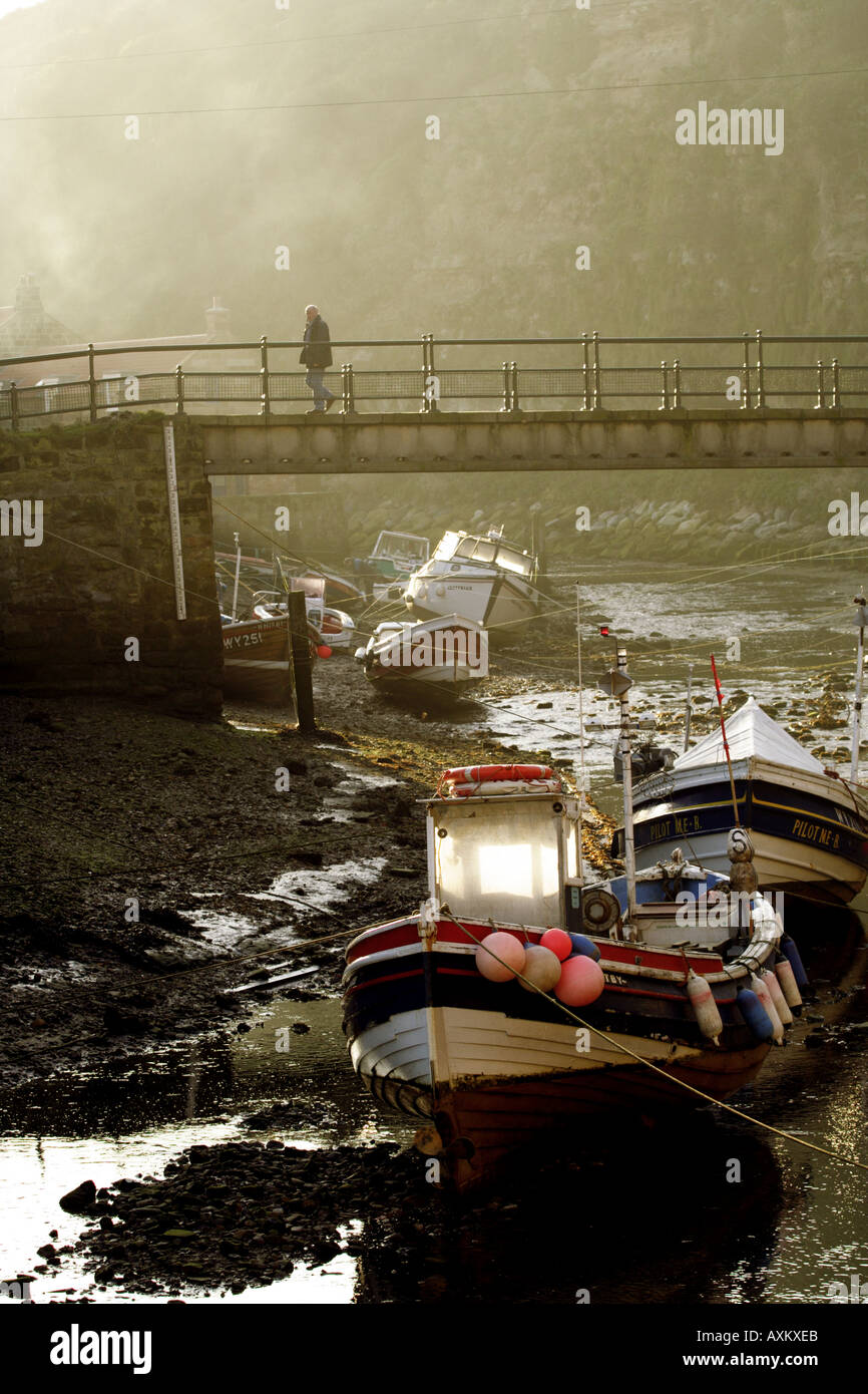 Staithes bridge hi-res stock photography and images - Alamy