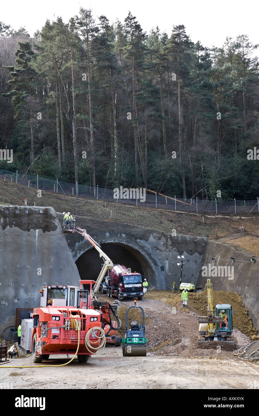 Tunnel construction project earth hi-res stock photography and images ...