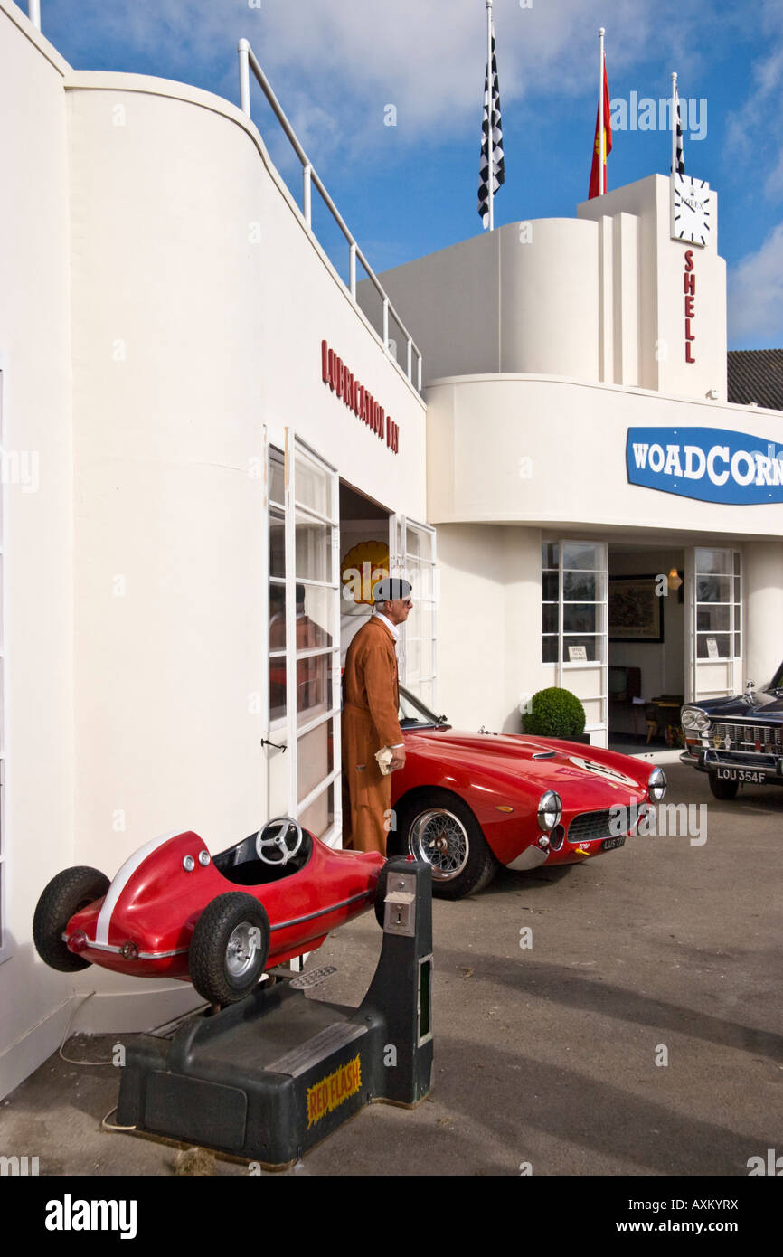 Woad Corner garage at Goodwood Festival 2007 Stock Photo - Alamy