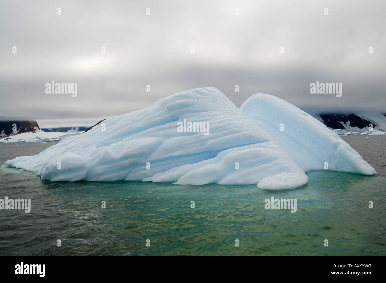 Antarctica Antarctic Peninsula Lemaire Channel Iceberg near Pleneau ...