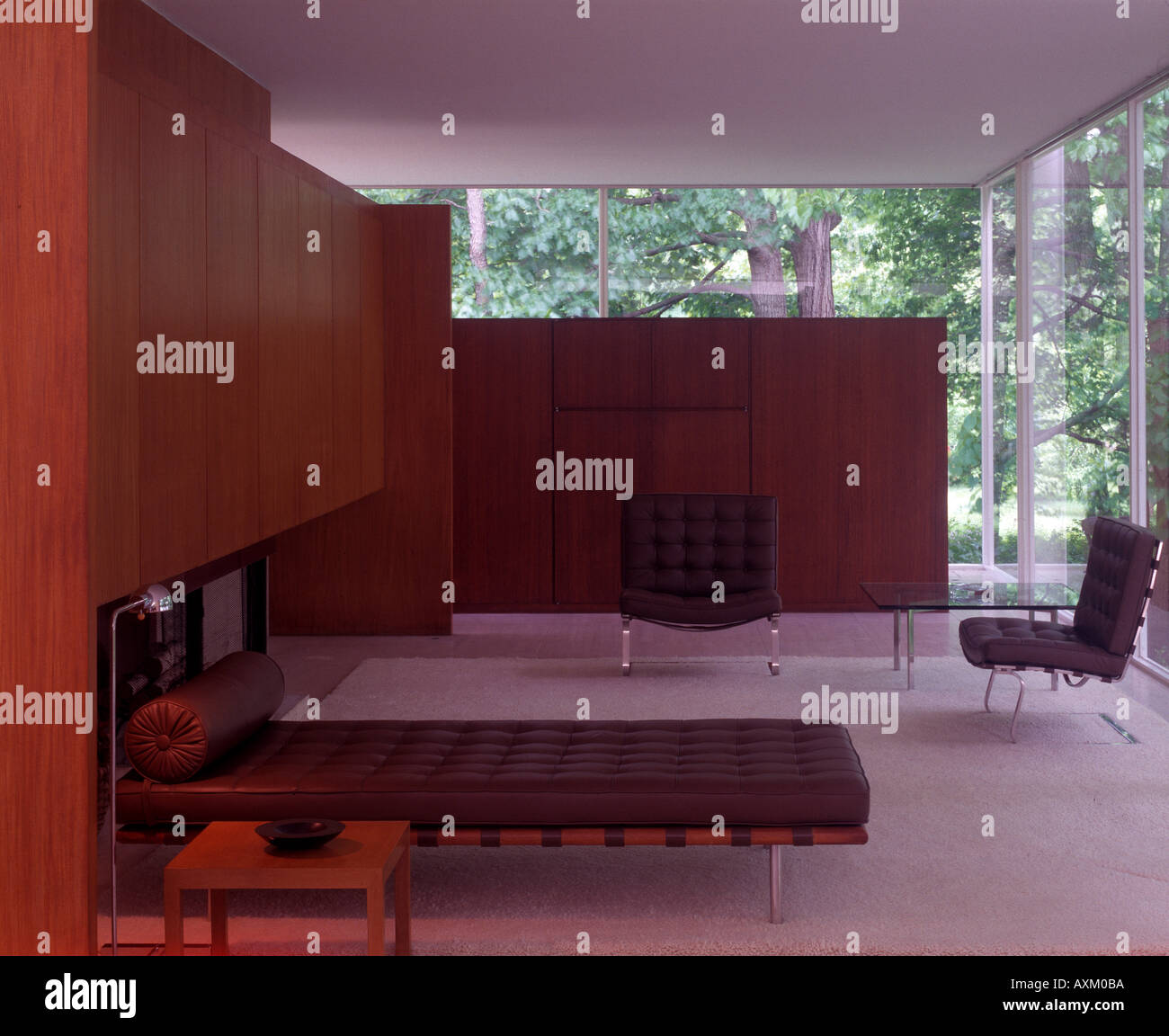 Farnsworth house mies van der rohe hi-res stock photography and images ...
