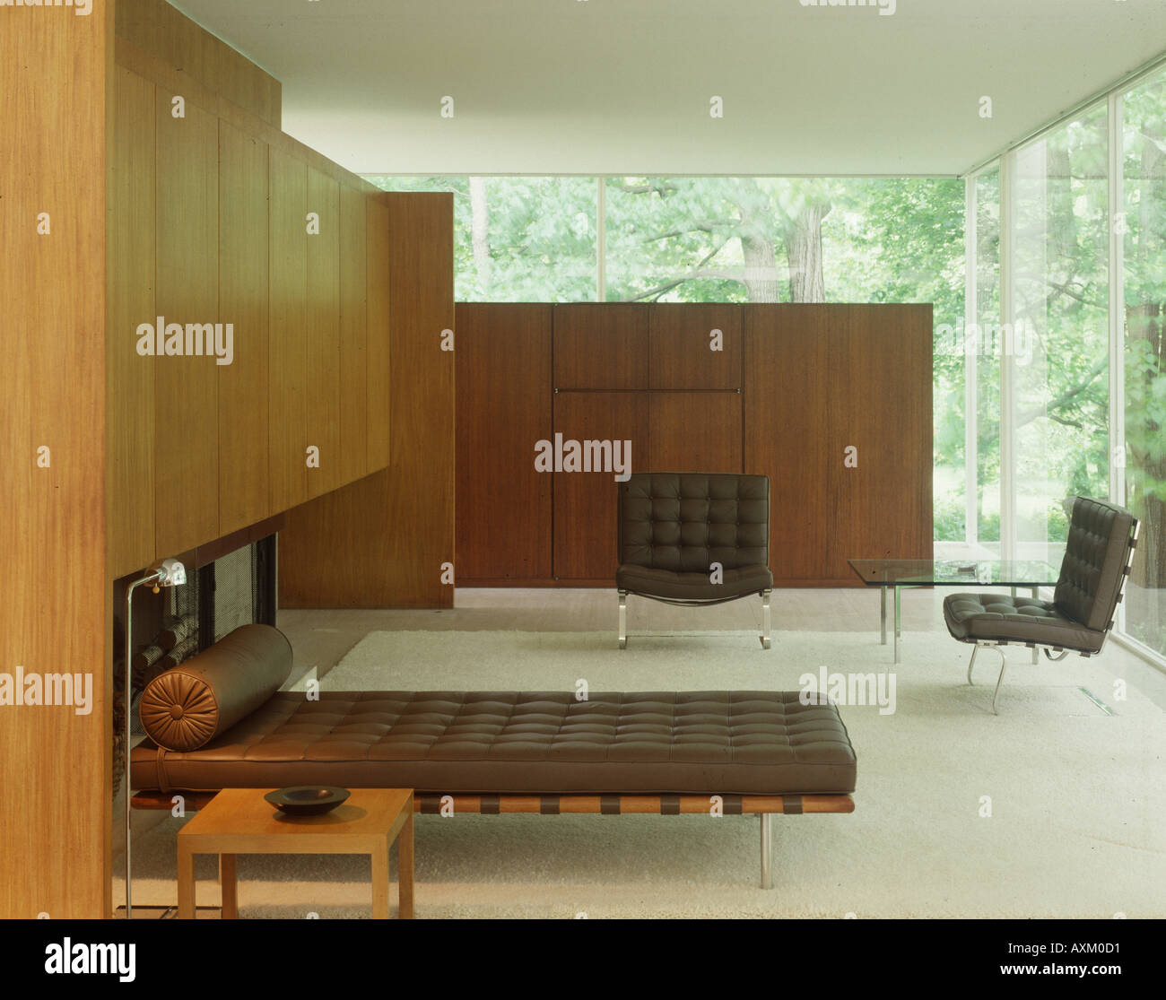 Farnsworth house hi-res stock photography and images - Alamy
