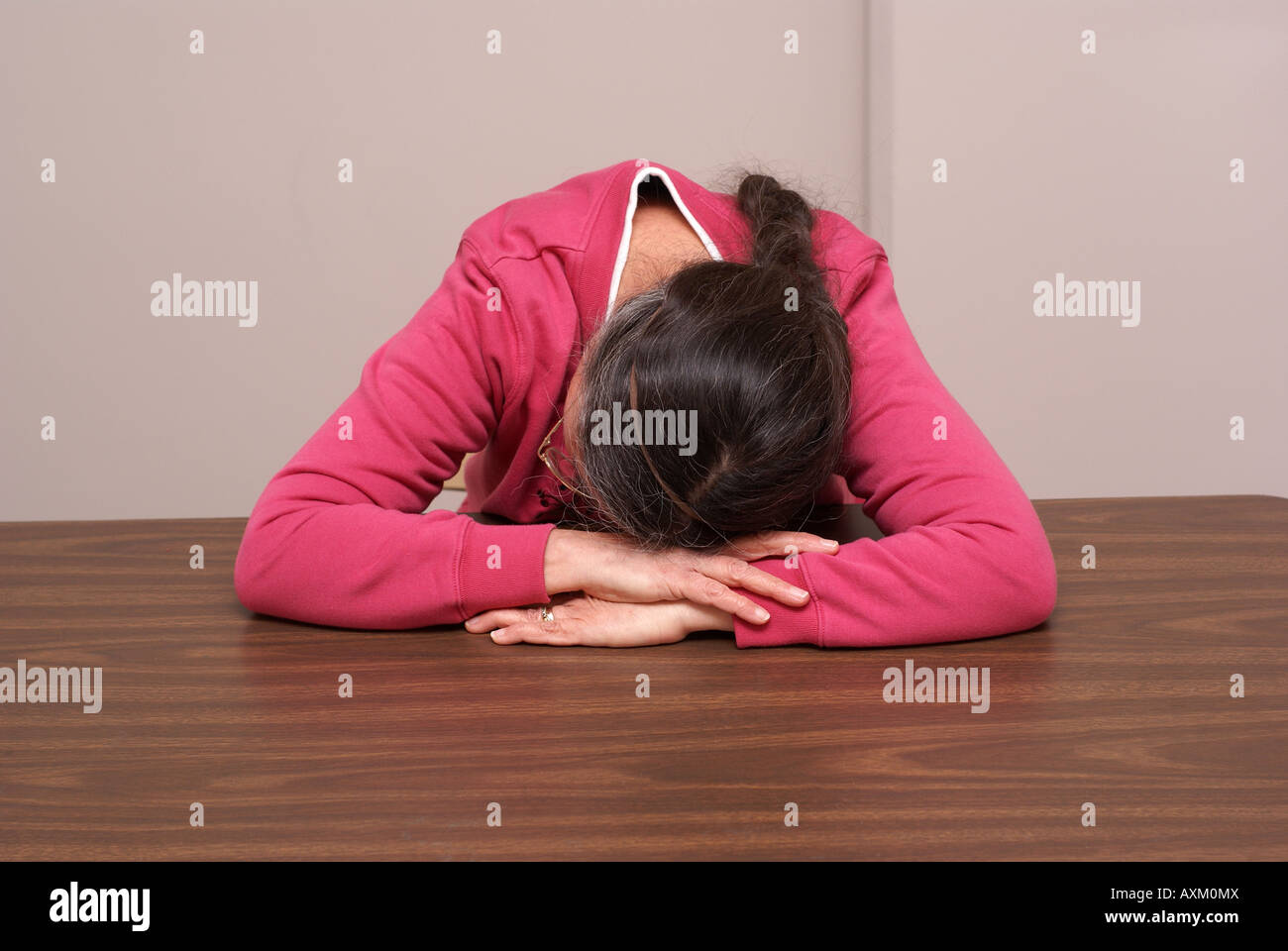 Woman sleeping face hidden High Resolution Stock Photography and Images ...