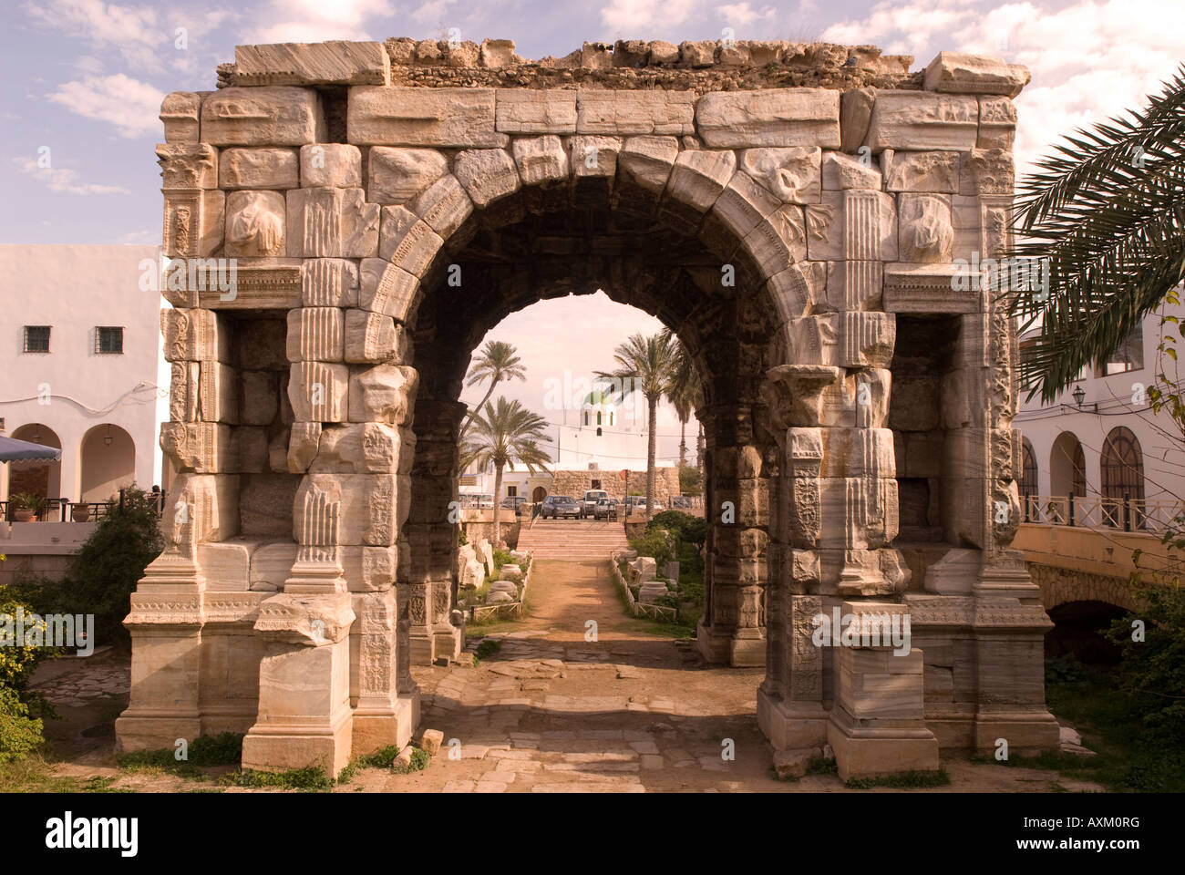 Arch of Marcus Aurelius Tripoli Libya Stock Photo - Alamy