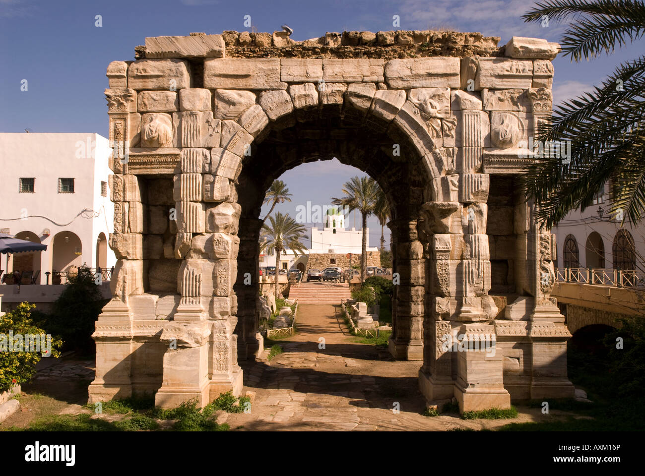 Arch of Marcus Aurelius Tripoli Libya Stock Photo - Alamy