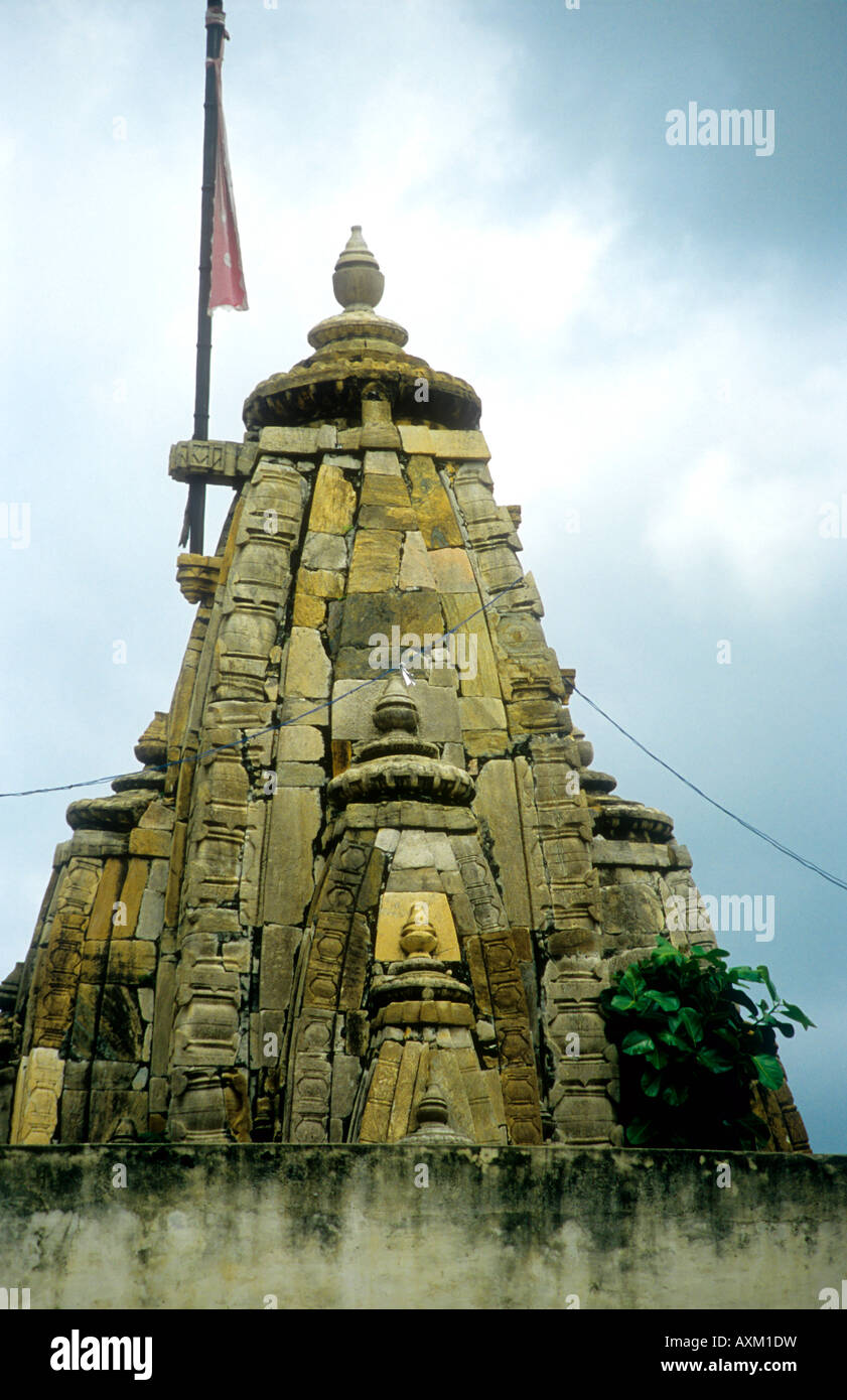 Temple tower in Udaipur, India Stock Photo - Alamy